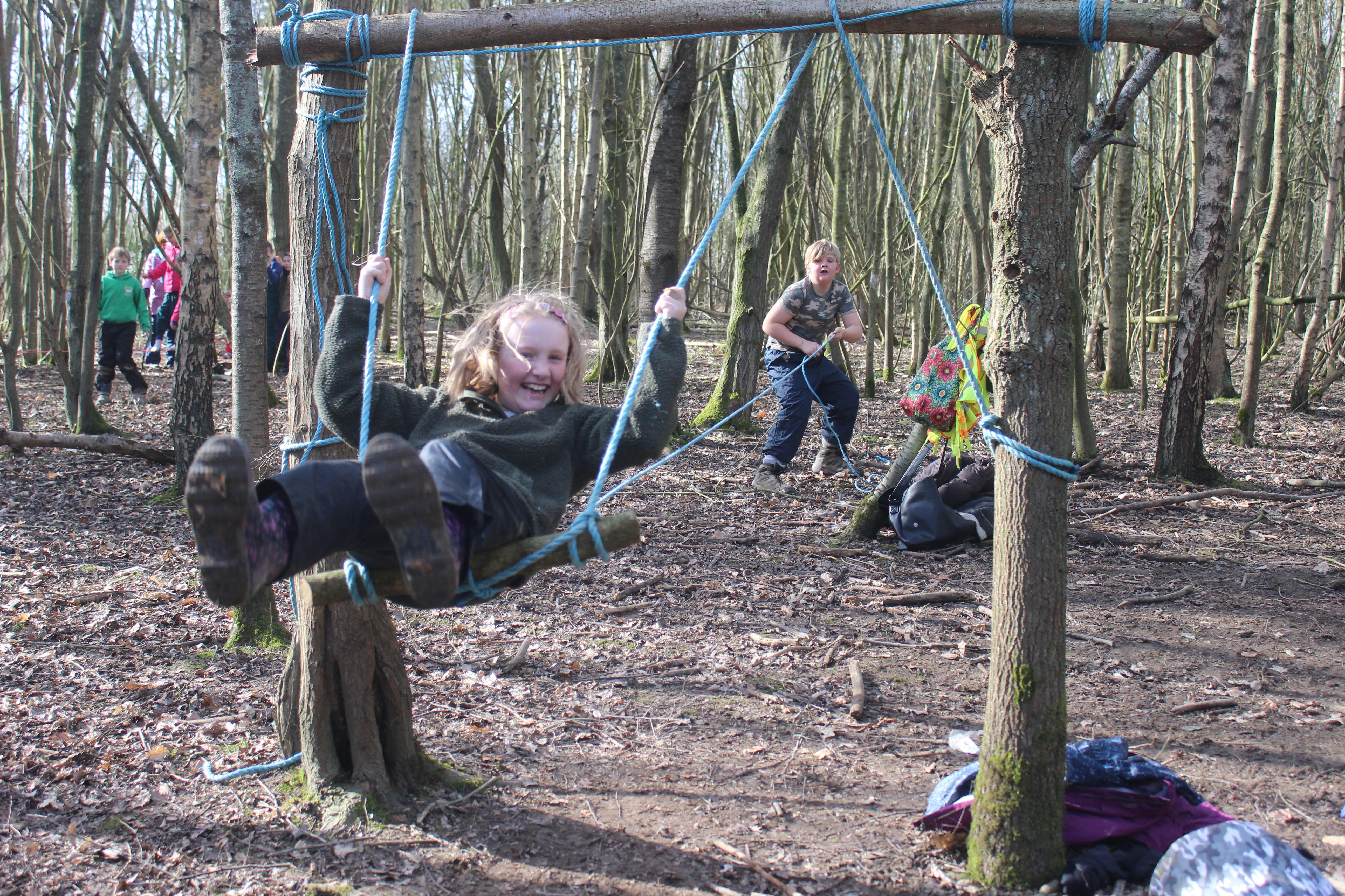 Forest School – Class 4 – Ropes (2) – Blackboys C of E Primary School