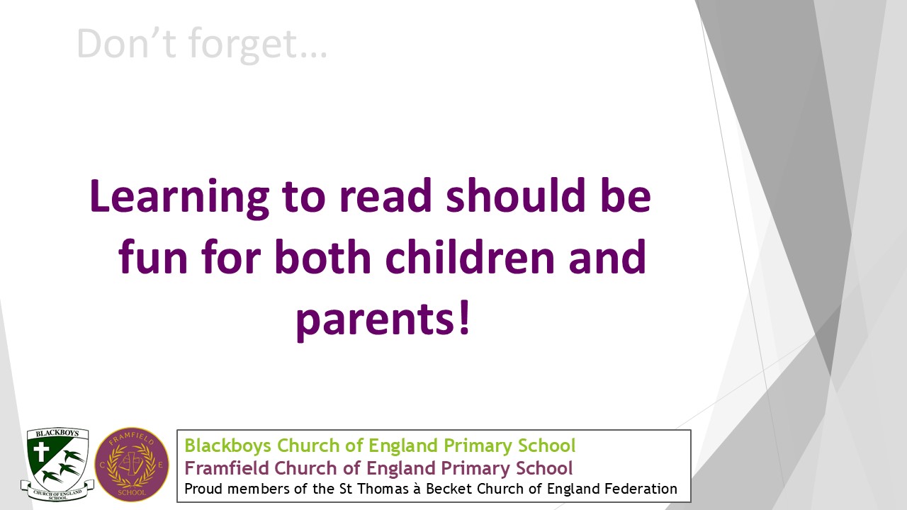 Phonics Workshop – Blackboys C of E Primary School